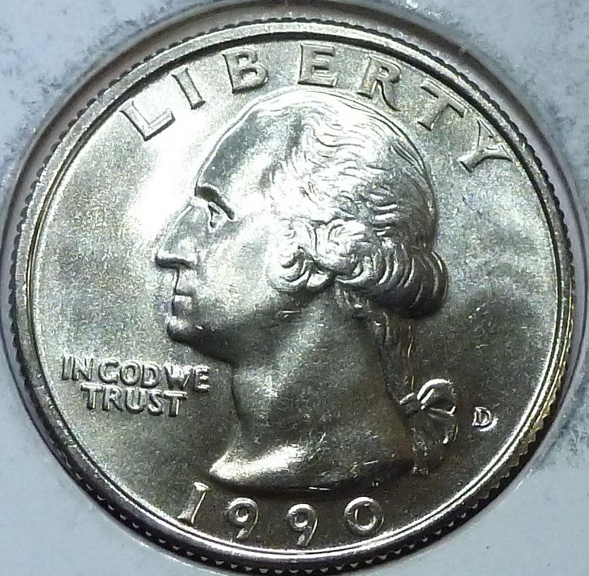 1990-D BU from Mint set Proof Like Washington Quarter # 107 - For Sale ...