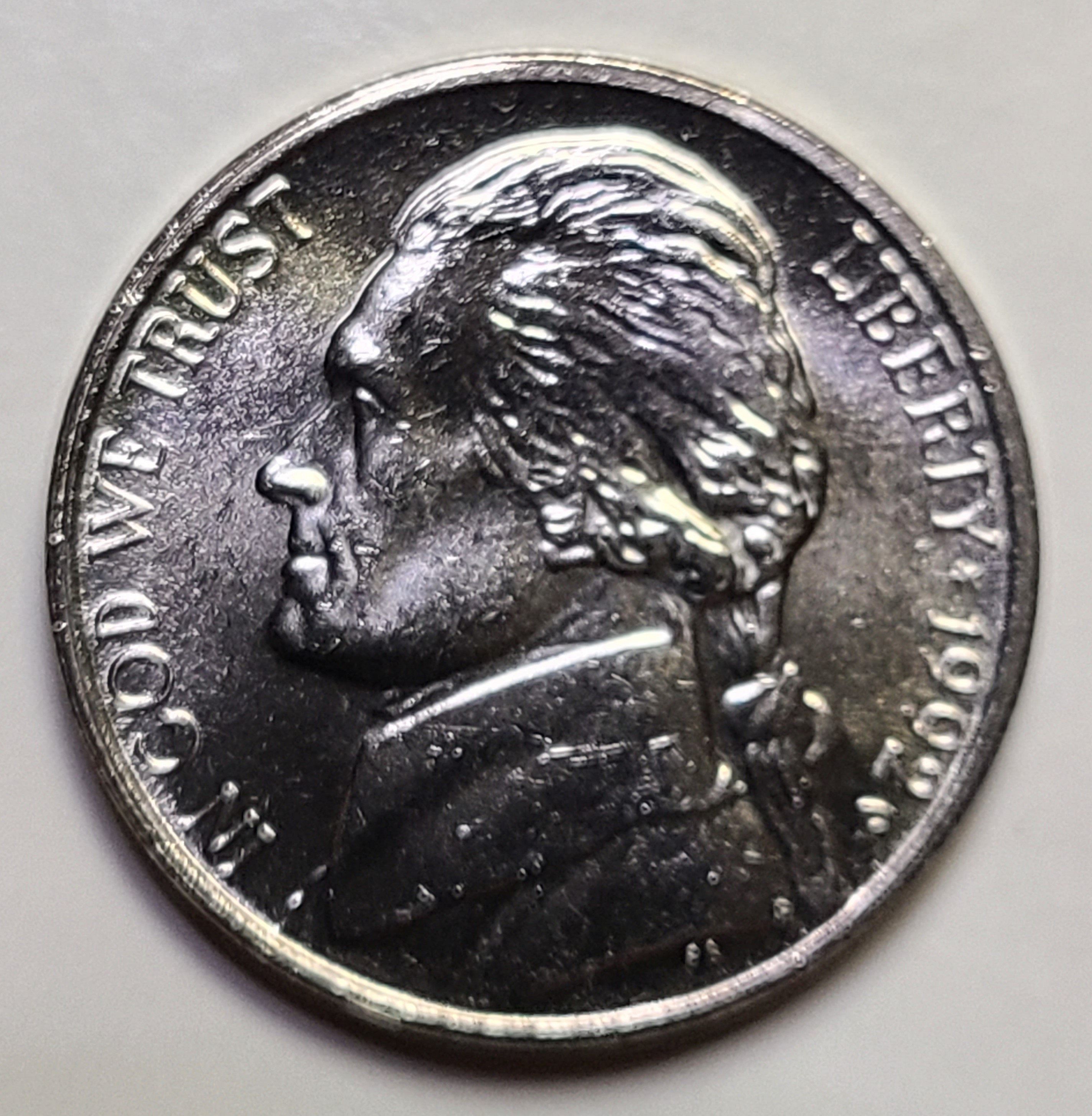 1992-P Jefferson Nickel MS-64 (Near Gem) 3 Steps SHARP STRIKE - For ...