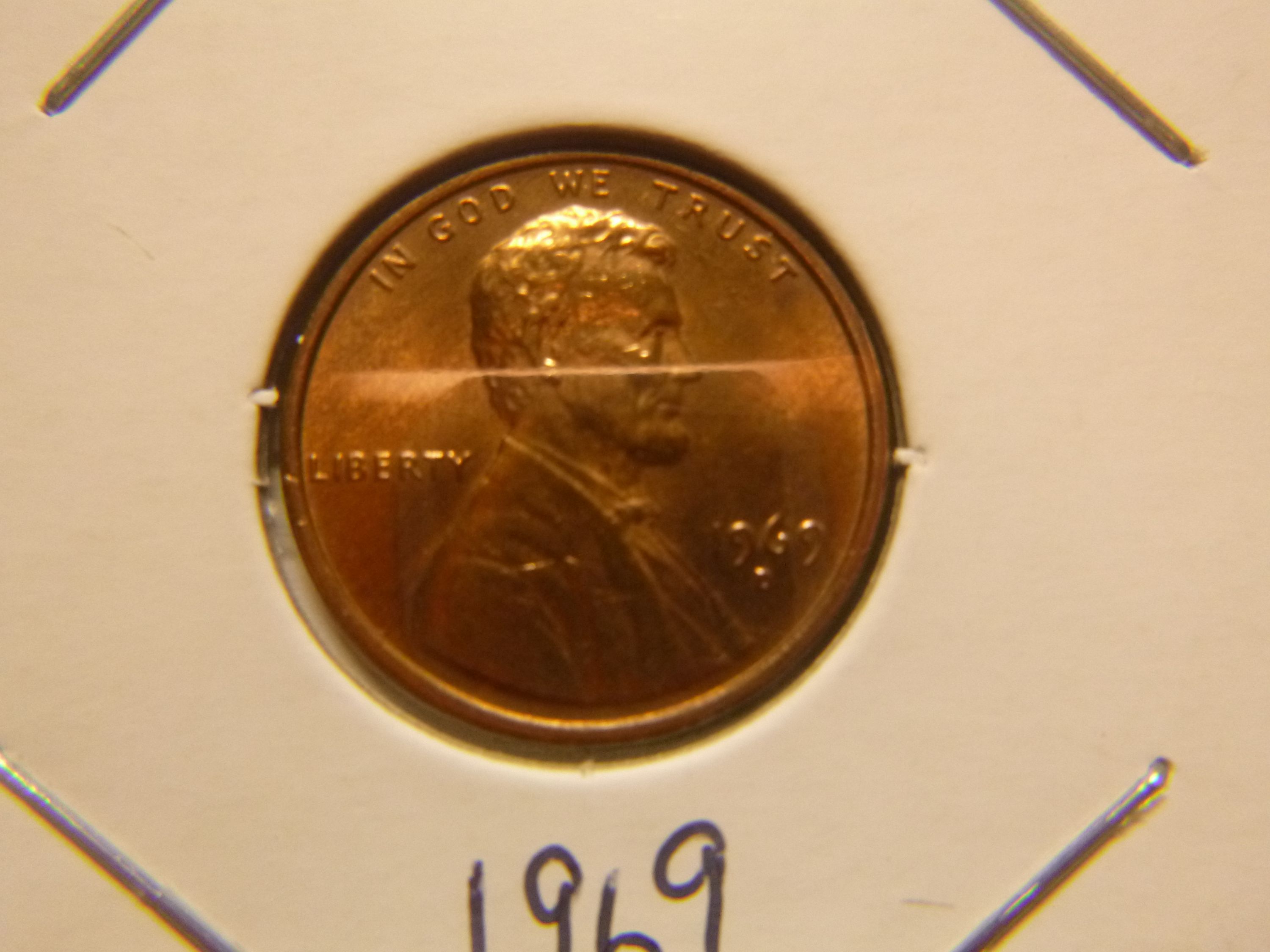 LINCOLN MEMORIAL 1969 D CENT - For Sale, Buy Now Online - Item #493136