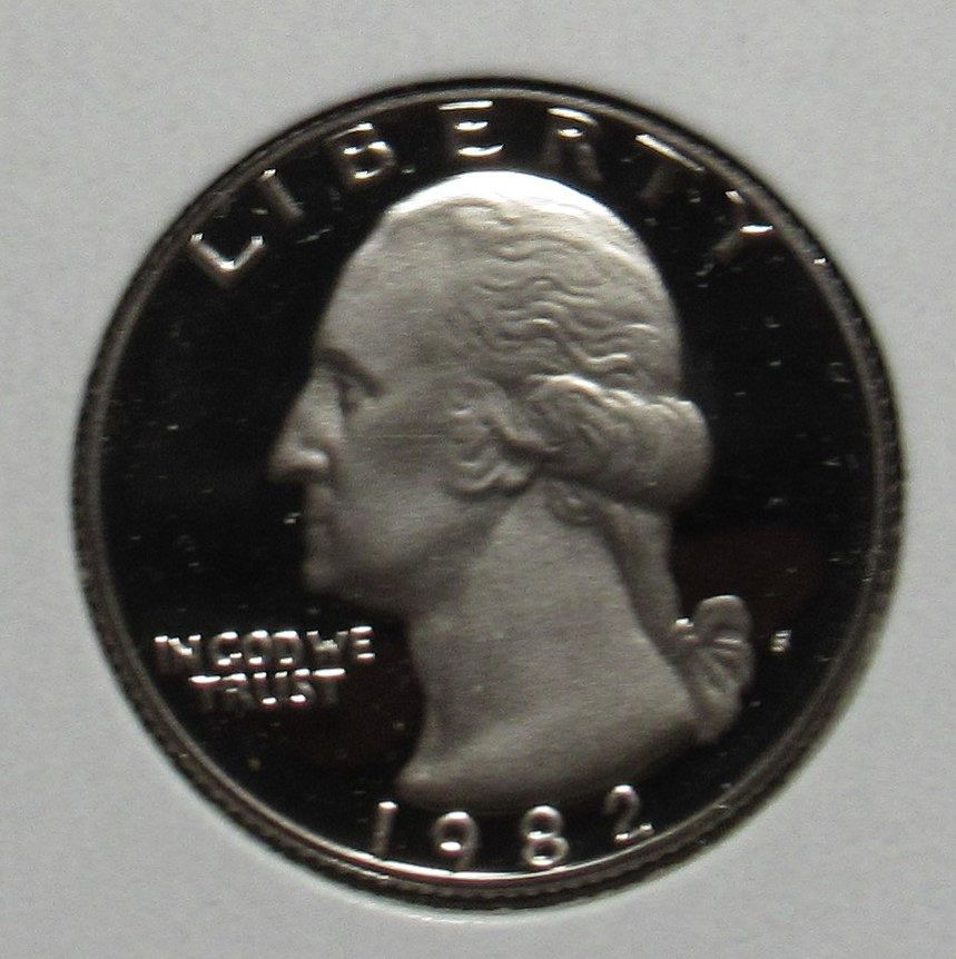 1982 S Proof Washington Quarter - For Sale, Buy Now Online - Item #496360