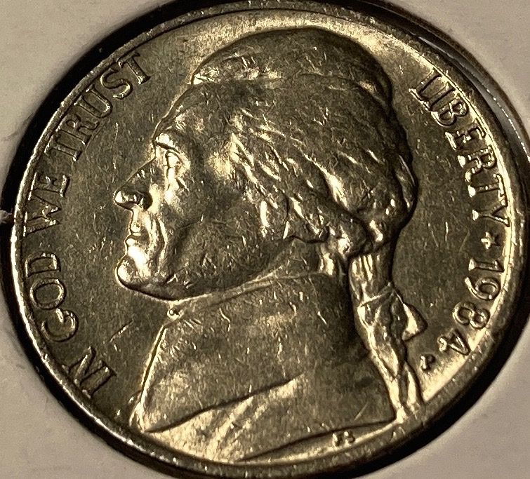 1984 P Jefferson Nickels - For Sale, Buy Now Online - Item #500866