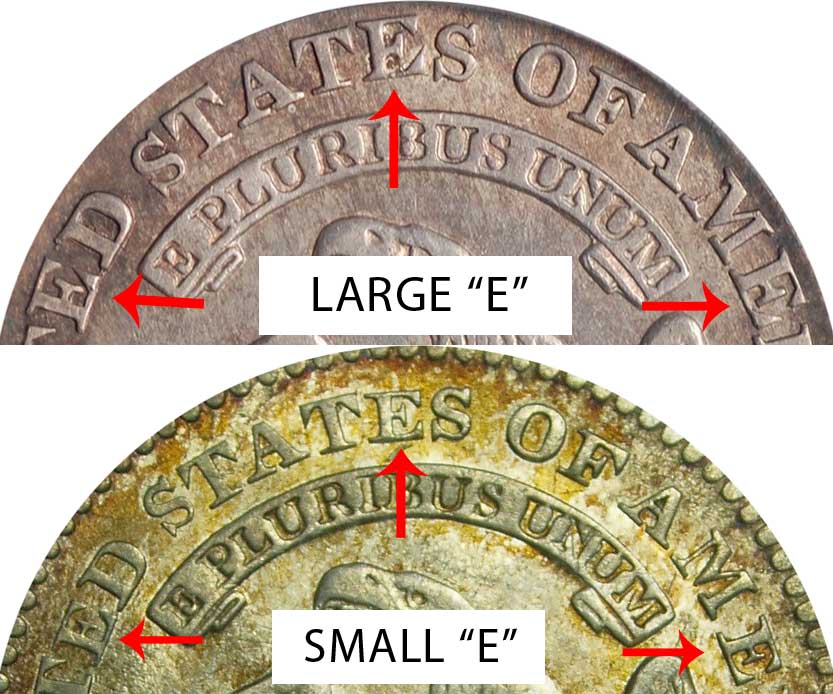 1823 Capped Bust Dime All Varieties Large Type - Wide Border Coin Value ...