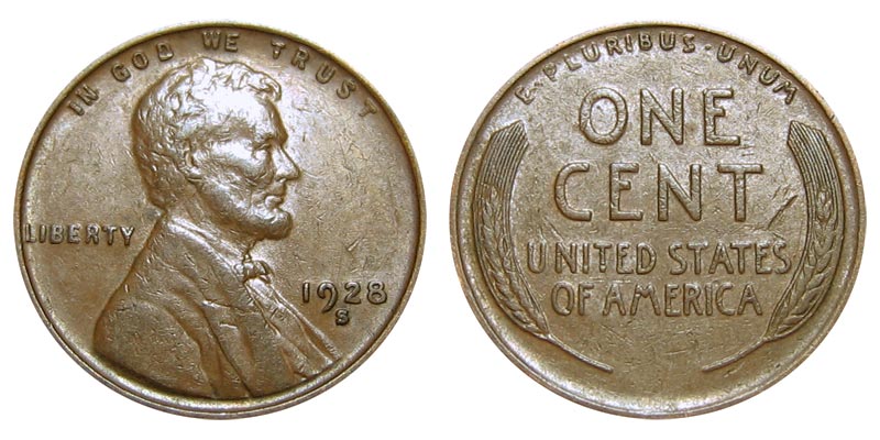 1928 S Lincoln Wheat Penny Coin Value Prices, Photos & Info
