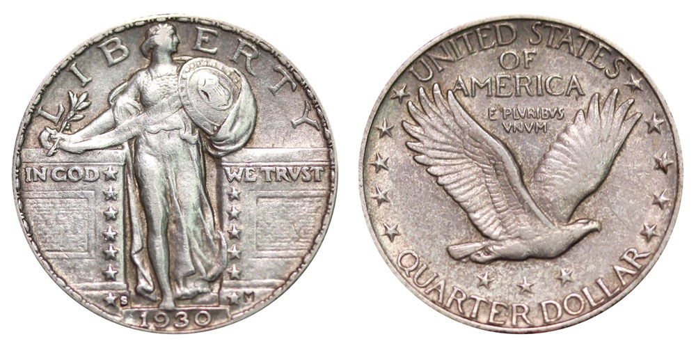 1930 S Standing Liberty Quarter Type 2 Coin Value Prices, Photos & Info