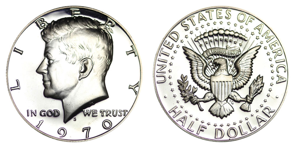 1970 S Kennedy Silver Half Dollar 40% Silver Coin Value Prices, Photos ...