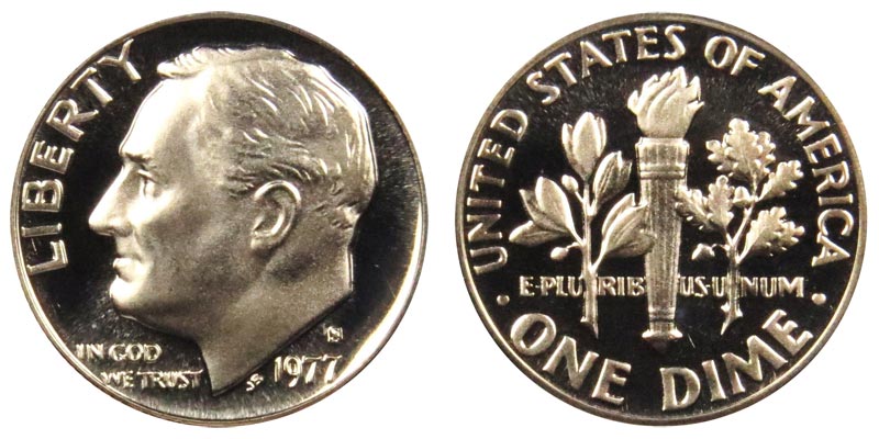 1977 S Roosevelt Dime Coin Value Prices, Photos & Info