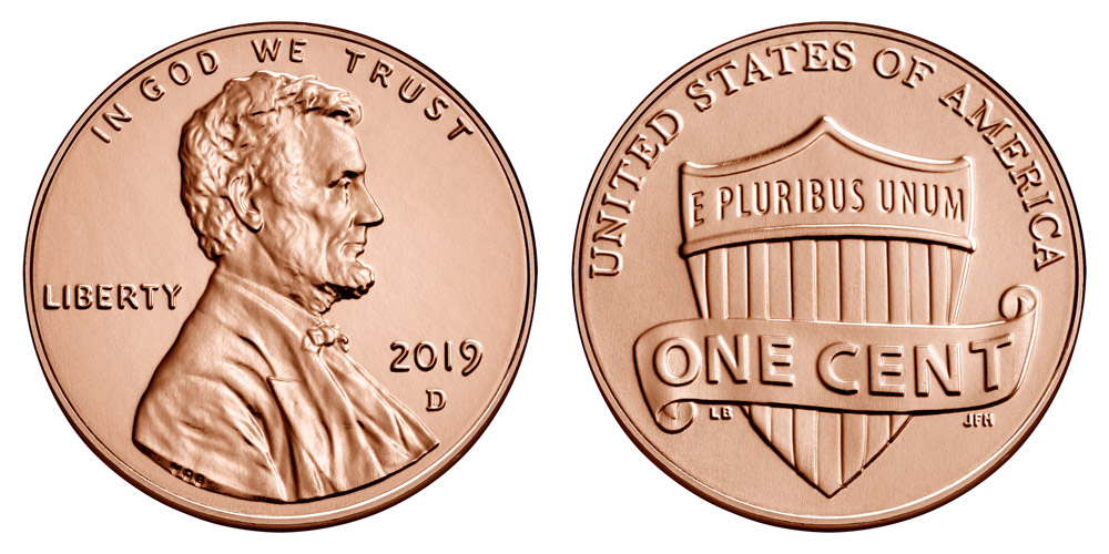 2019 D Lincoln Shield Penny Coin Value Prices, Photos & Info