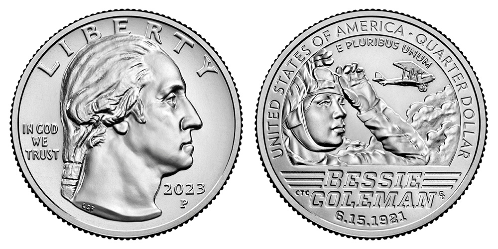 2023 P Bessie Coleman Quarter American Women Quarters Program Coin ...