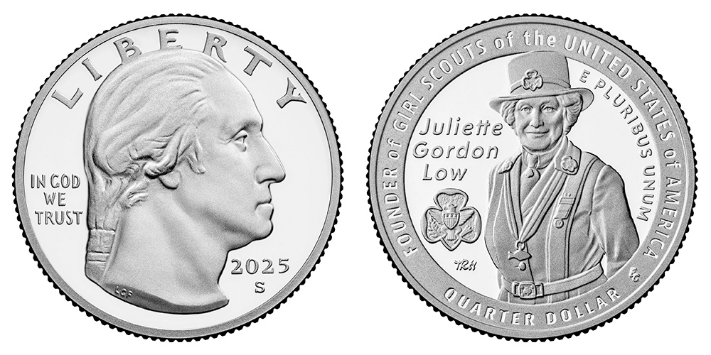 2025 S Juliette Gordon Low Quarter Proof American Women Quarters ...