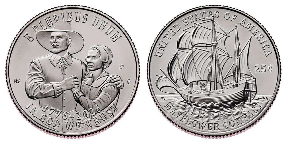 2026 P Mayflower Compact Quarter Semiquincentennial Quarters Program ...