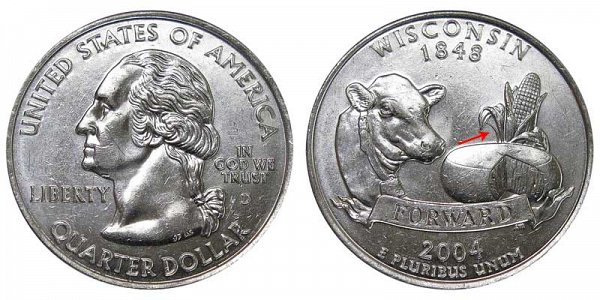 2004 D Wisconsin State Quarter Extra Leaf High Coin Value Prices ...