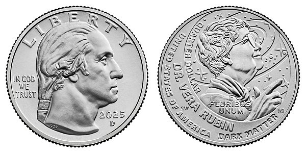 2025 D Vera Rubin Quarter American Women Quarters Program Coin Value ...