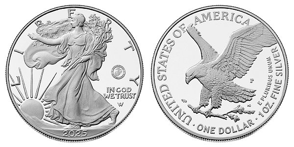 2025 American Silver Eagle Bullion Coin Proof - 250th Anniversary ...
