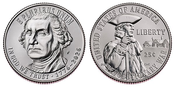 2026 P Revolutionary War Quarter Semiquincentennial Quarters Program Coin Value Prices, Photos ...