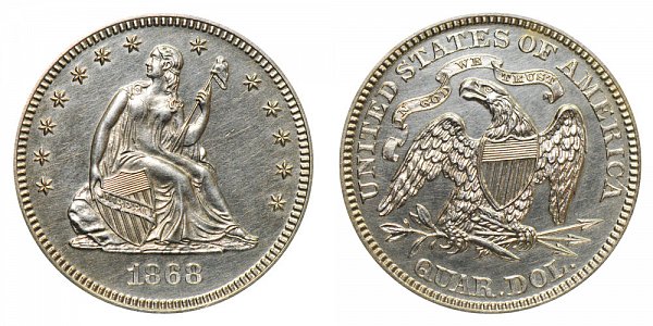 Seated Liberty Quarters - Price Charts & Coin Values