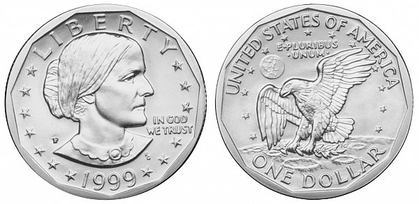 Susan B Anthony Dollars - Price Charts & Coin Values
